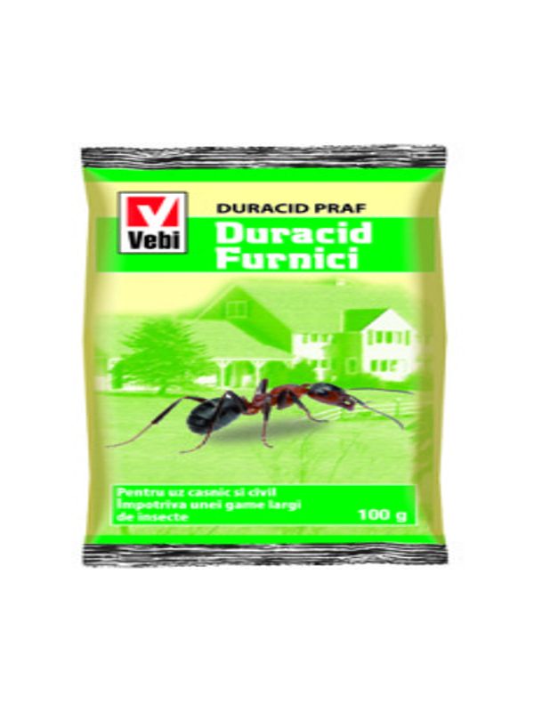 Combate furnicile cu insecticidul praf Duracid